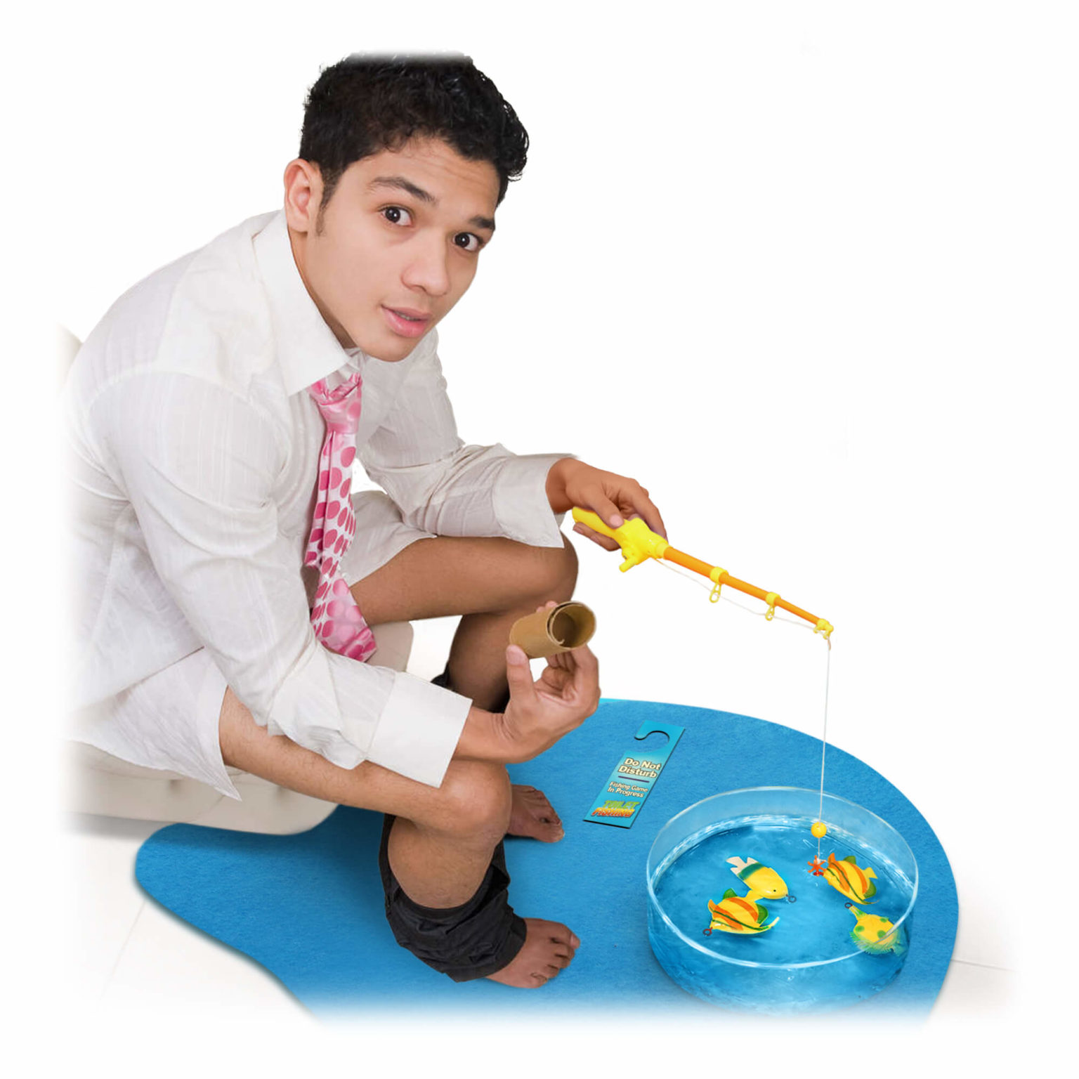 Potty Fisher Toilet Fishing Game Set for Kids & Adults - Novelty Place
