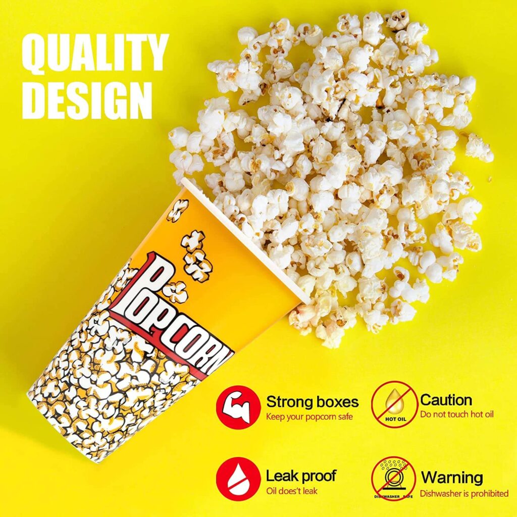 Retro Popcorn Cup（Pack of 3） – Novelty Place